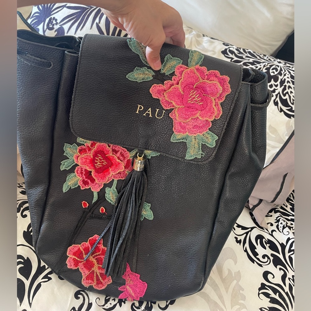 Leather Backpack Mexican Famous Designer “Palo Rosa” … - Gem